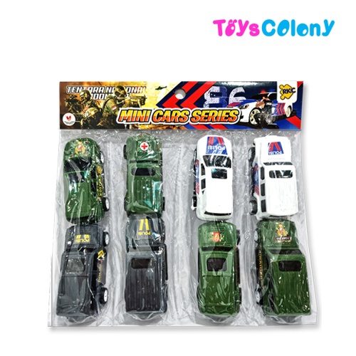 Jual Mobil Mini SUV Militer/Tentara/Polisi Mainan Isi 8 Pcs - Random ...