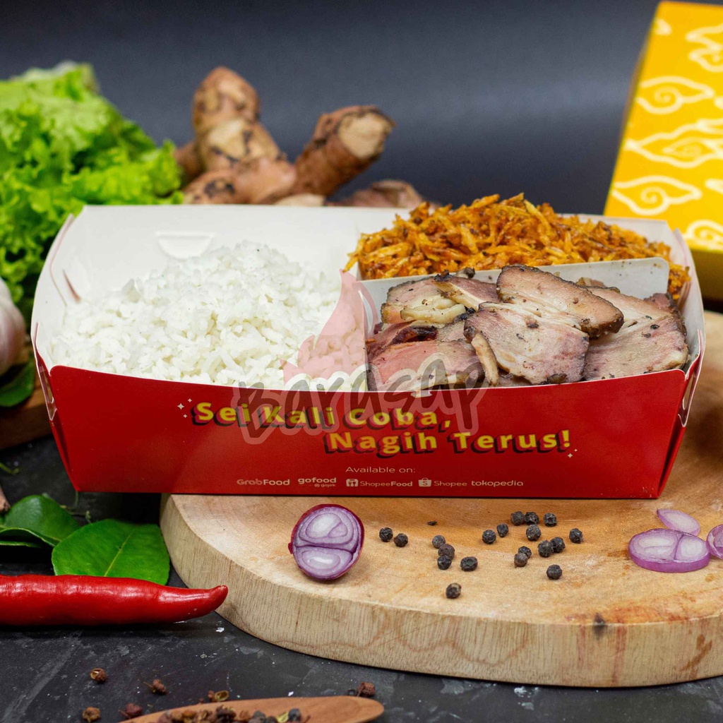 Jual BARASAP Rice Box Sei Sapi Nasi + Sei Sapi + Kriuk Kentang Mustofa ...