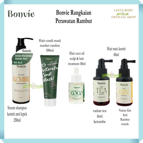 Jual PERA719 BONVIE SERUM SHAMPOO KEMIRI 230ML | HAIR OIL COCO30ML ...