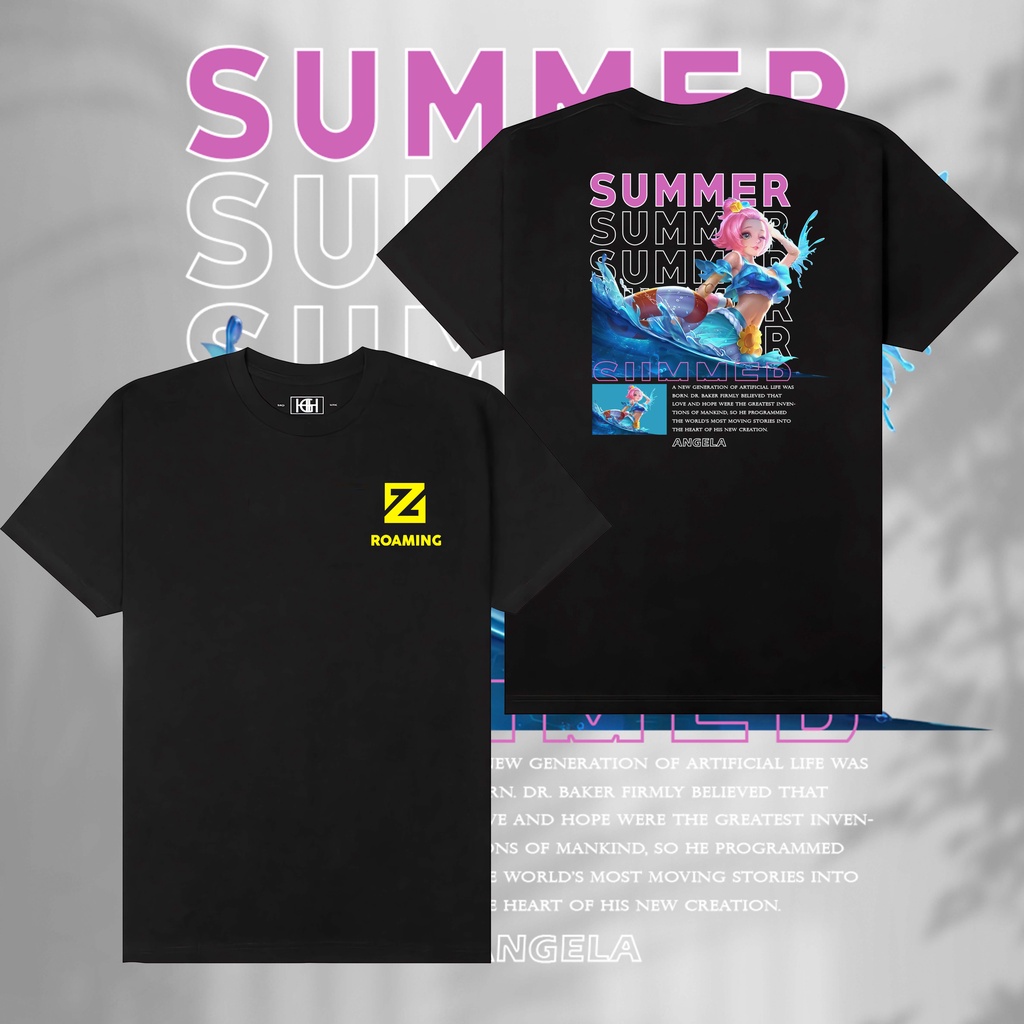 Jual Best seller kaos gamer mobile legeds baju kaos angela summer mlbb ...