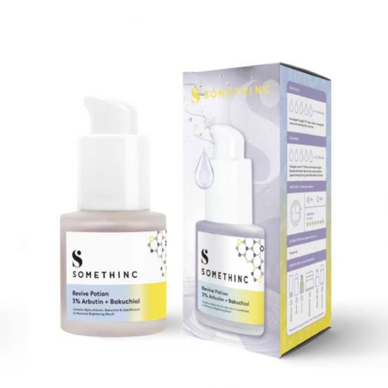 Jual SOMETHINC REVIVE POTION 3% ARBUTIN +BAKUCHIOL SERUM | 100% ...