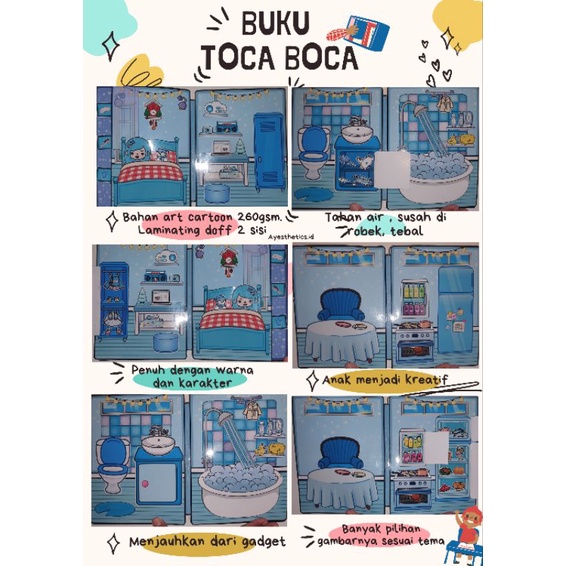 Jual TOCA BOCA BOOK LIFE WORLD BUKU BLUE HOUSE / BUKU EDUKASI ANAK BP ...