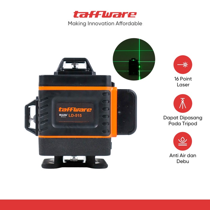 Jual Mesin Self Leveling Hilda Laser 4D 16 Line with Remote LD-515 ...