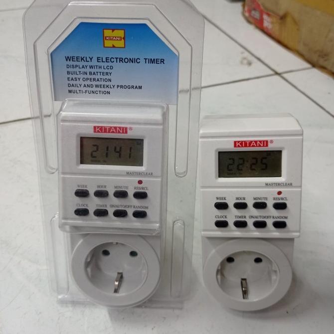 Jual timer digital kitani stop kontak | Shopee Indonesia