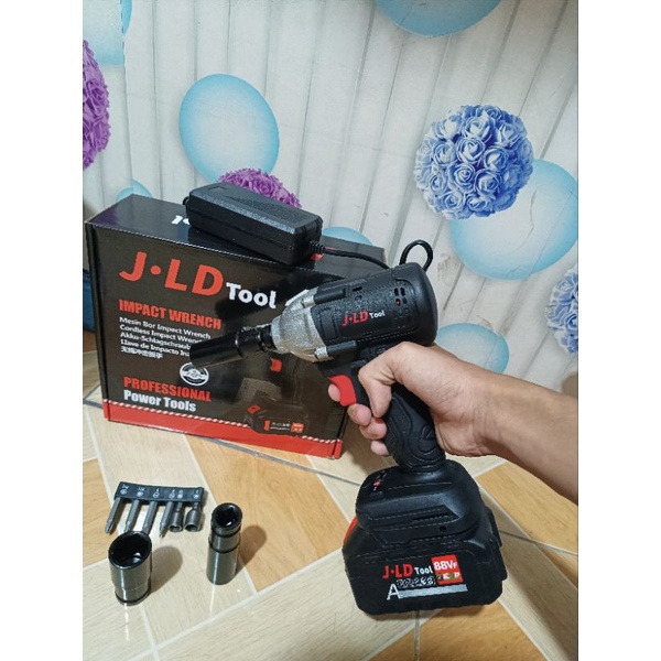 Jual IMPACT JLD 88VOLT CORDLESS / IMPACT WRENCH JLD 88VF | Shopee Indonesia