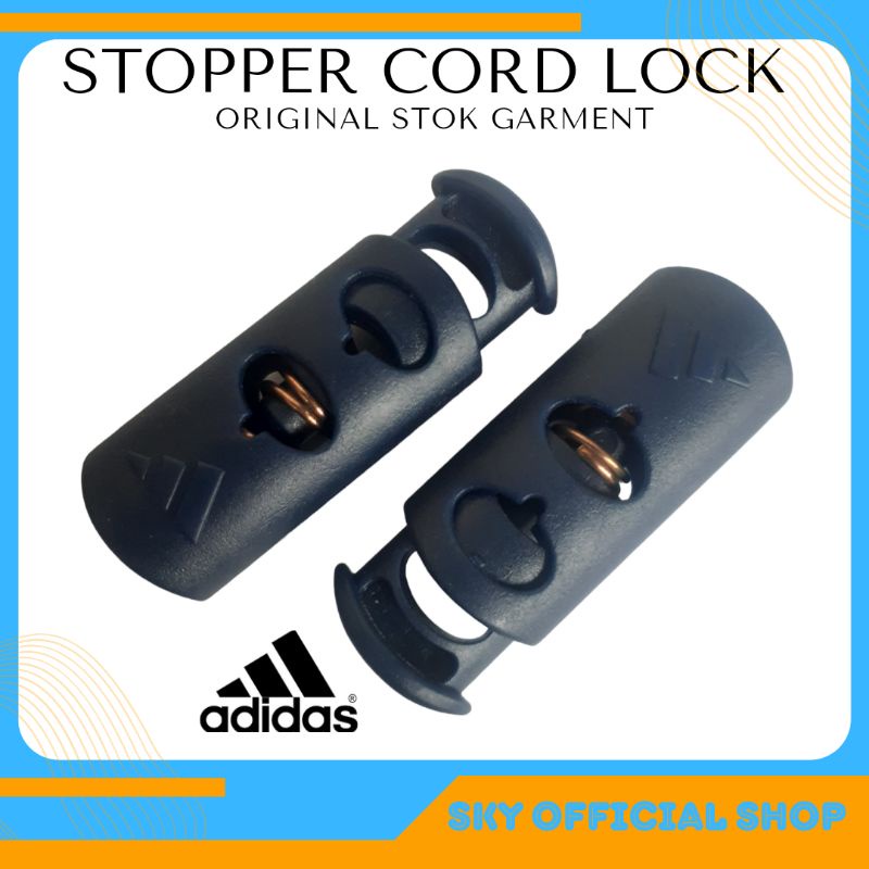 Jual Stopper Tali Cord Lock Aksesoris Garment Pengunci Tali New 2 ...