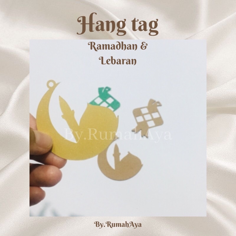 Jual Hang tag Craft tema Ramadan & Idul Fitri | Shopee Indonesia