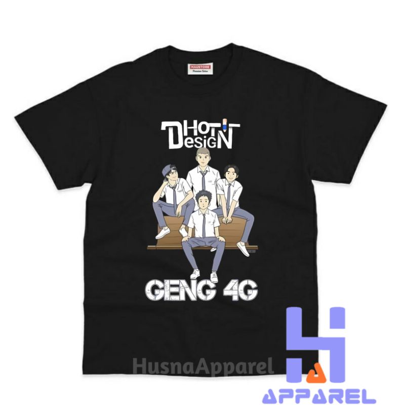 Jual BAJU ANAK KAOS ANAK KONA DHOT DESIGN GENG 4G | Shopee Indonesia