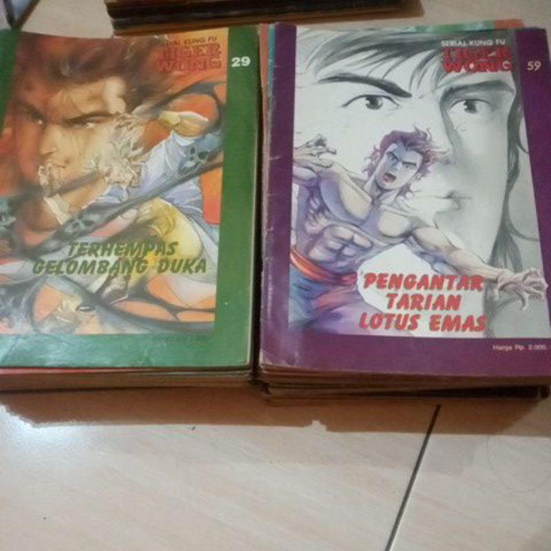 Jual buku komik cergam serial kungfu tiger wong original | Shopee Indonesia