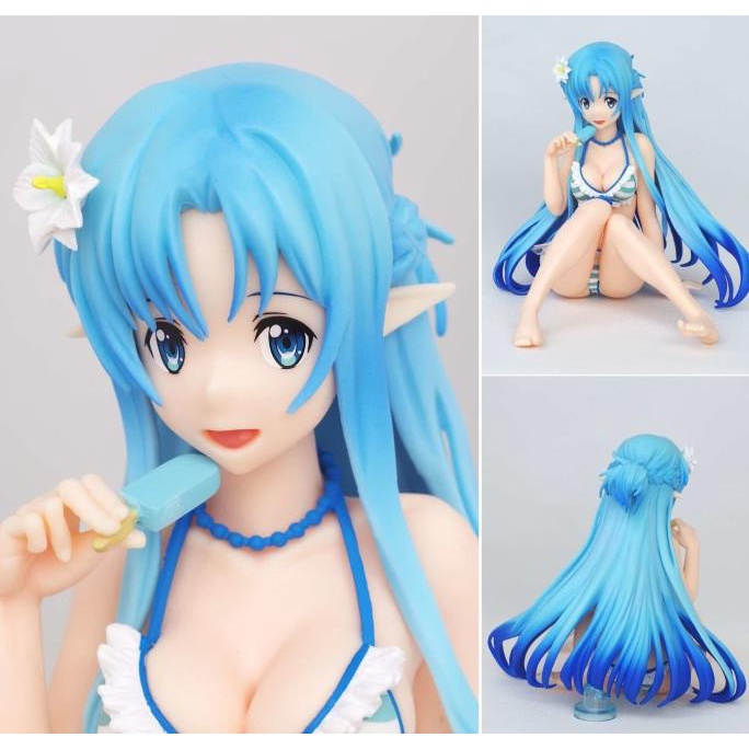 Jual BANPRESTO EXQ Figure Sword Art Online SAO Asuna Summer Swim Bikini pvc usr02 | Shopee Indonesia