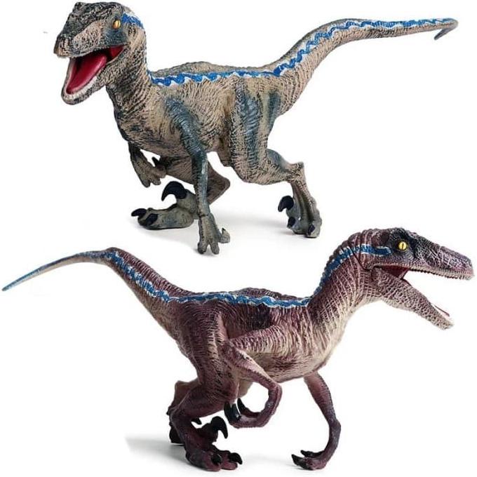 Jual Mainan Dino Velociraptor Dinosaurus Raptor Blue Figure Jumbo ghe05 ...