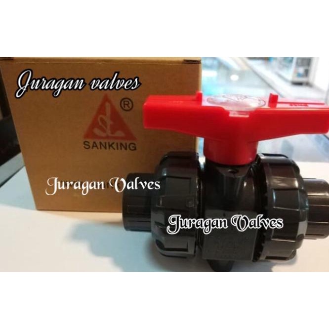 Jual Ball Valve Pvc True Union Sanking 3/4 | Shopee Indonesia