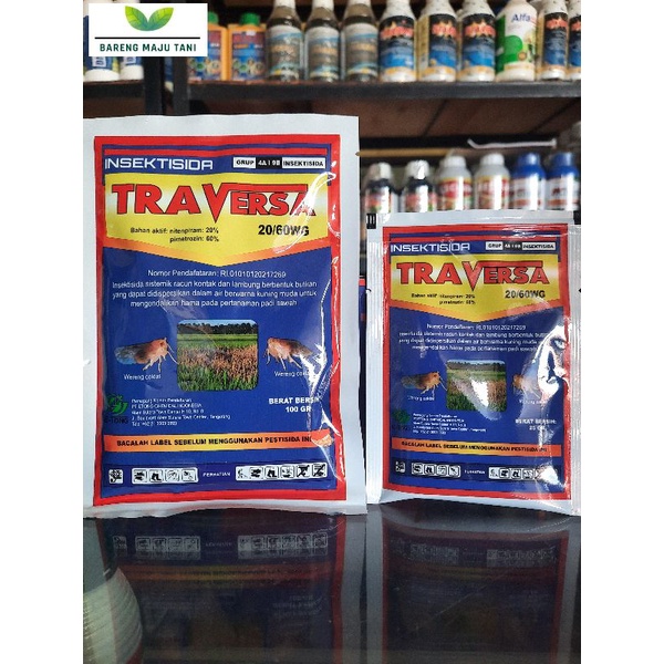 Jual Insektisida TRAVERSA 20/60 WG Pembasmi Wereng, Kutu Kebul, Hama ...