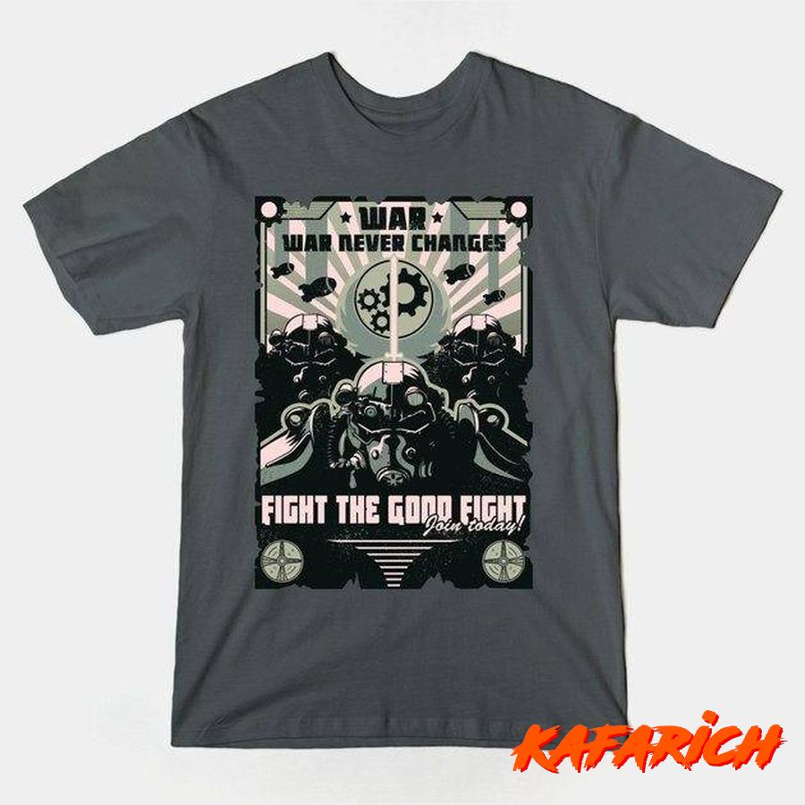 Jual Kaos Custom Popular War Never Changes Fallout 3 Propaganda Poster ...