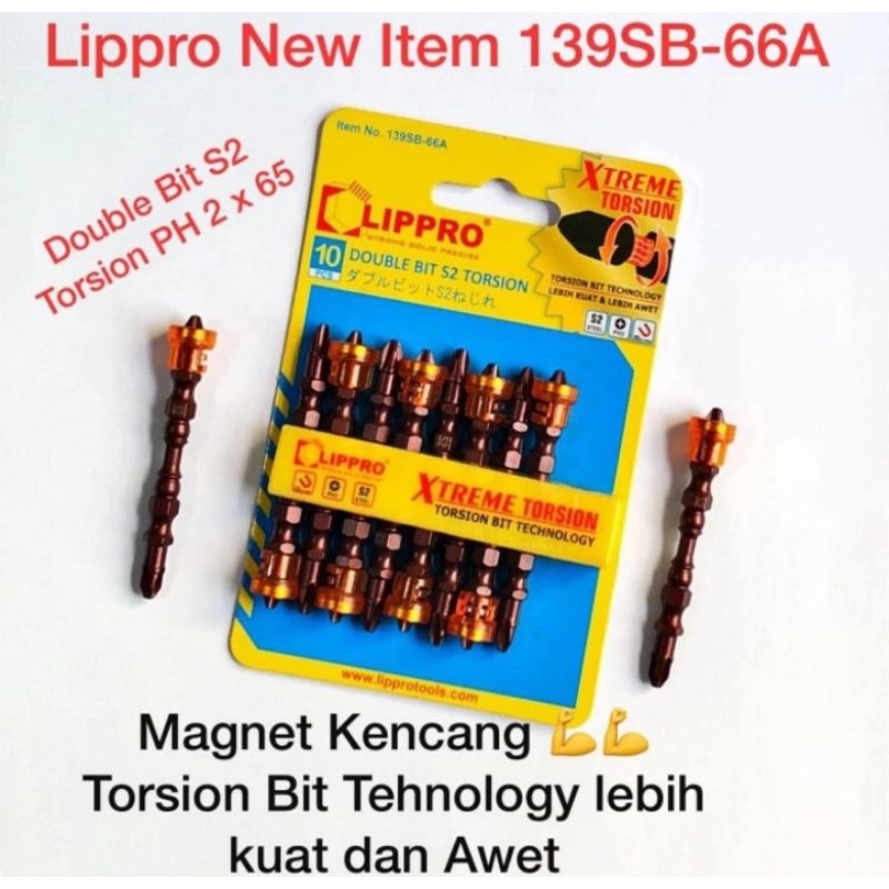 Jual LIPPRO JAPAN- Screwdriver Bits With Magnetic Holder- mata obeng ...