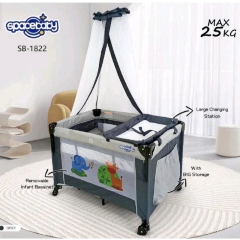 Jual space baby box sb 1822 | tempat tidur bayi | ranjang bayi | box ...