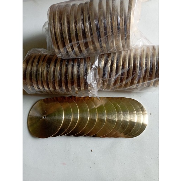 Jual kencer/kecrek kuningan hadroh 1 set(24pcs) | Shopee Indonesia