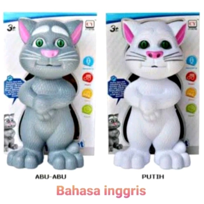 Jual Mainan Intelligent Talking TomCat Kucing Tom bisa bicara dan ...