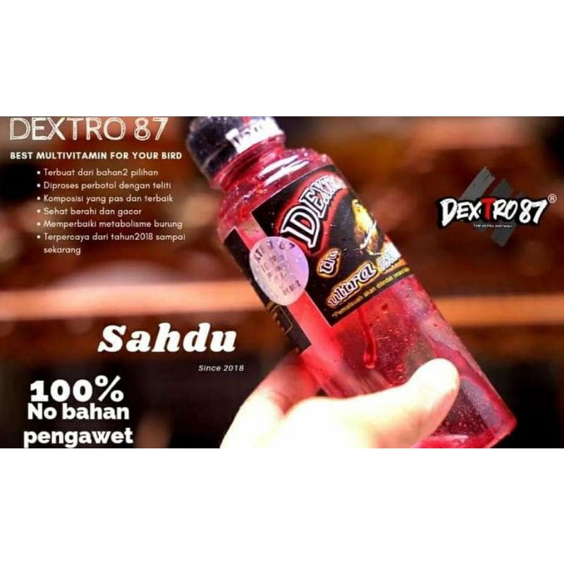 Jual DEXTRO 87 ORIGINAL OM ACUZ, DEXTRO MULTIVITAMIN DOPING PLECI ...