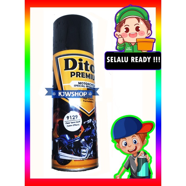 Jual Clear Semi Doff 9129 Cat Semprot DITON PREMIUM Pernis Dop Satin ...
