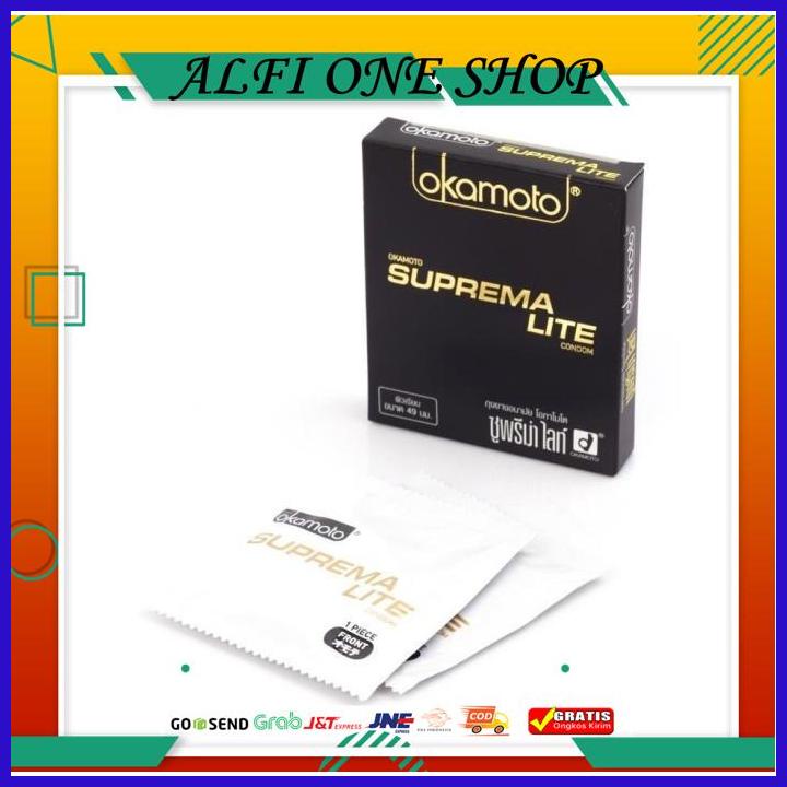 Jual CONDOM OKAMOTO SUPREMA LITE JAPAN (1 BOX ISI 2 PCS) BAHAN ...