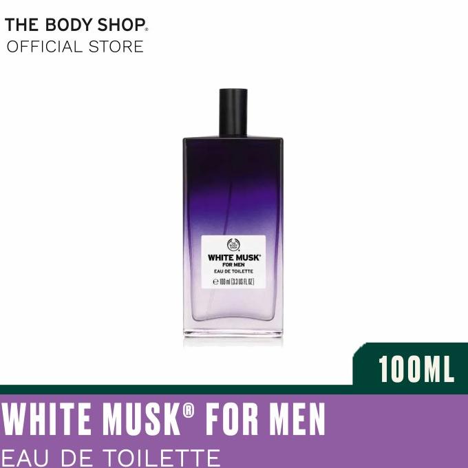 Jual The Body Shop White Musk For Men Eau De Toilette 100ml | Shopee ...