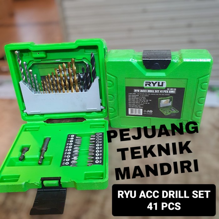 Jual RYU MATA BOR SET BESI KAYU BETON 41 PCS / MATABOR SET RYU 41PCS ...