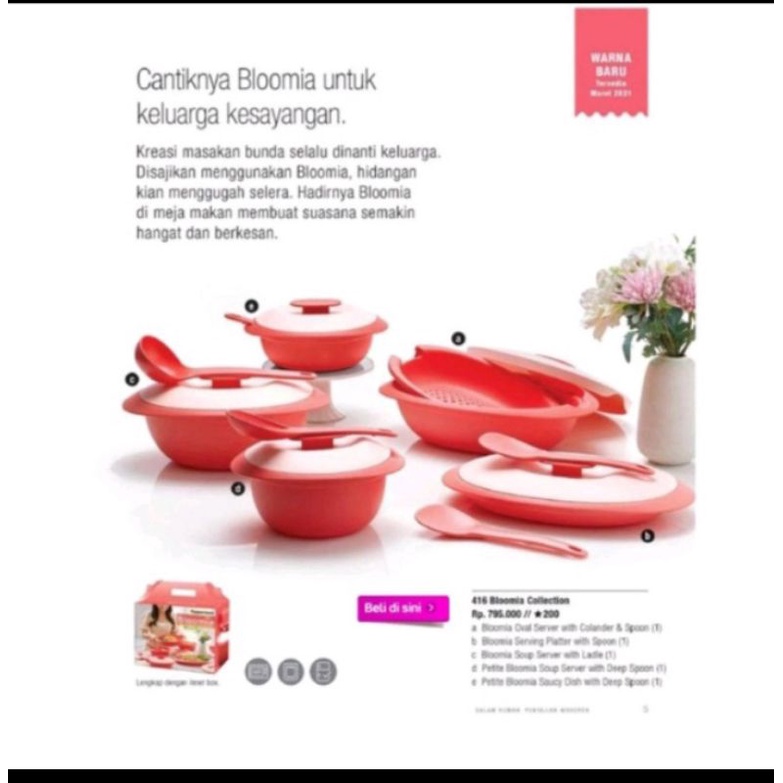 Jual bloomia collection tupperware | Shopee Indonesia