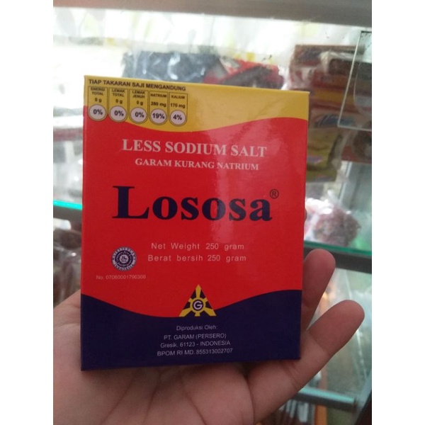 Jual LOSOSA GARAM 250Gr GARAM SEHAT GARAM RENDAH NATRIUM ED THN 2029 ...