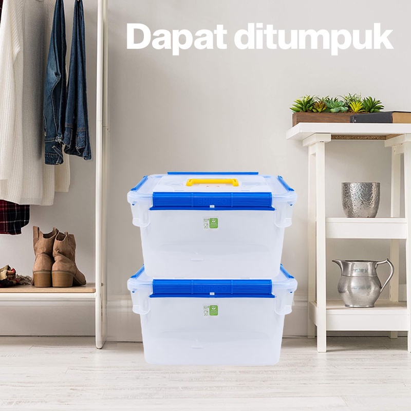 Jual SHINPO Sealfresh Multipurpose Storage Container Box Plastik CB 17 17 L | Shopee Indonesia