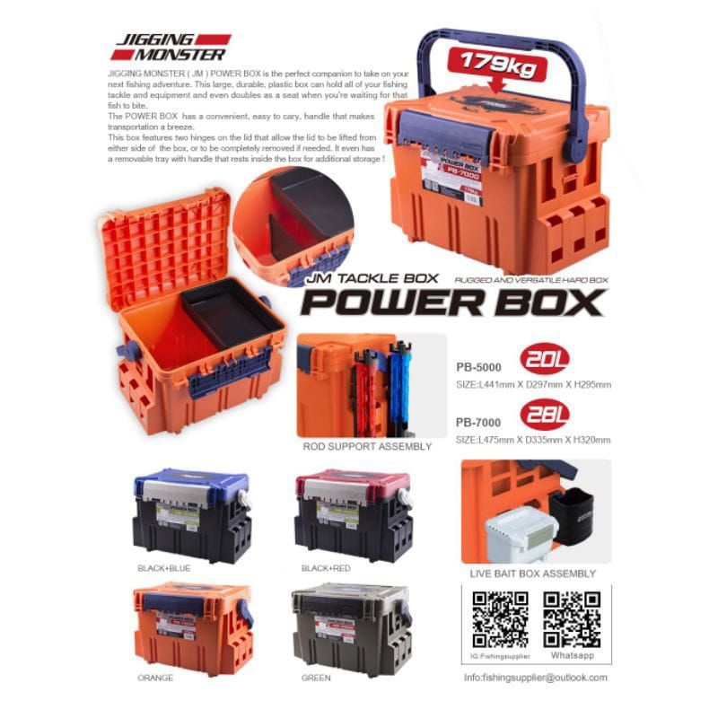 Jual TACKLE BOX JIGGING MONSTER POWER BOX PANCING | Shopee Indonesia