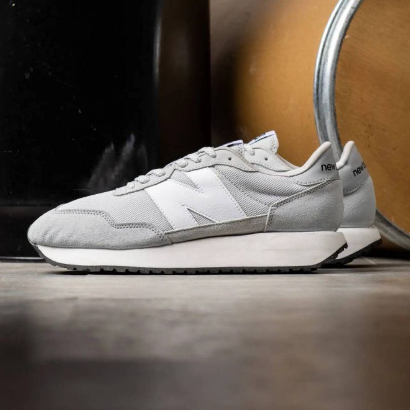 Jual NEW BALANCE 237 GREY WHITE (ORIGINAL) | Shopee Indonesia