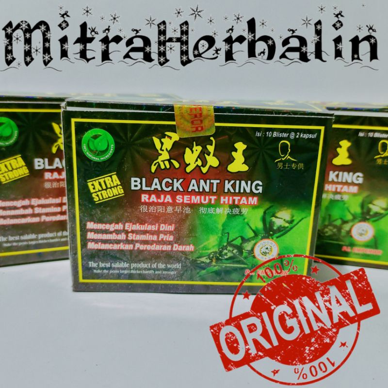 Jual Balck ant king raja semut hitam kapsul | Shopee Indonesia