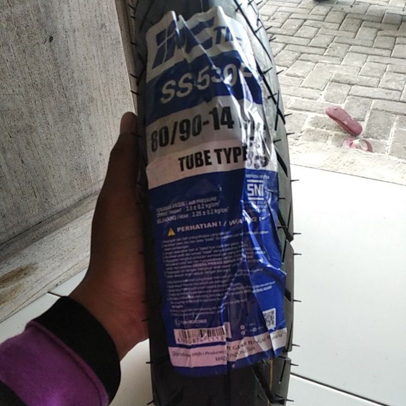 Jual Ban luar depan 80/90-14 SS-530F tube type non tubles ori IRC | Shopee Indonesia
