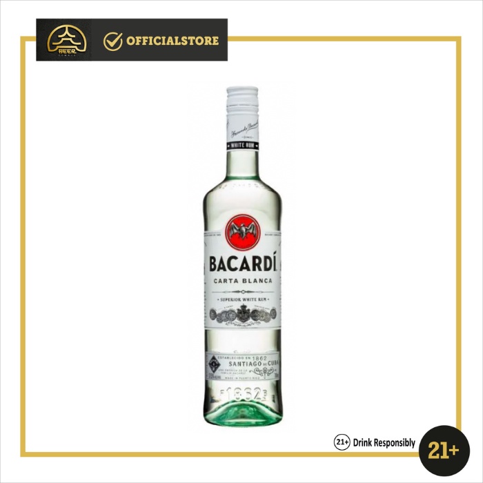 Jual Bacardi Light Carta Blanca Superior White Rum 750ml | Shopee Indonesia