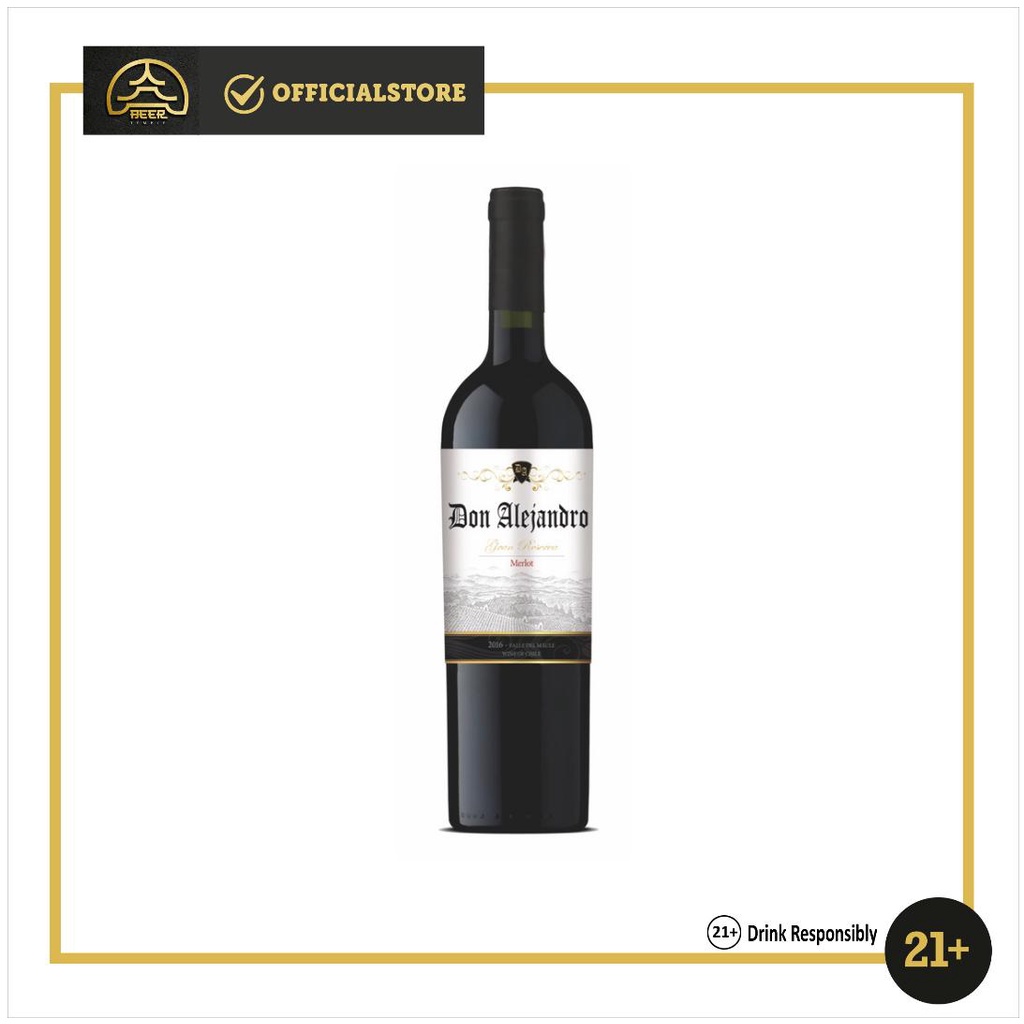 Jual Don Alejandro Merlot Red Wine 750ml | Shopee Indonesia
