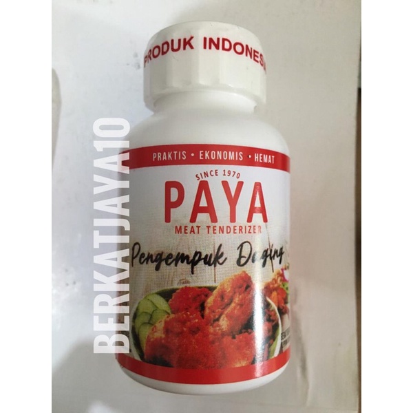 Jual PAYA Pengempuk Daging Meat Tenderizer kemasan 70 gr | Shopee Indonesia