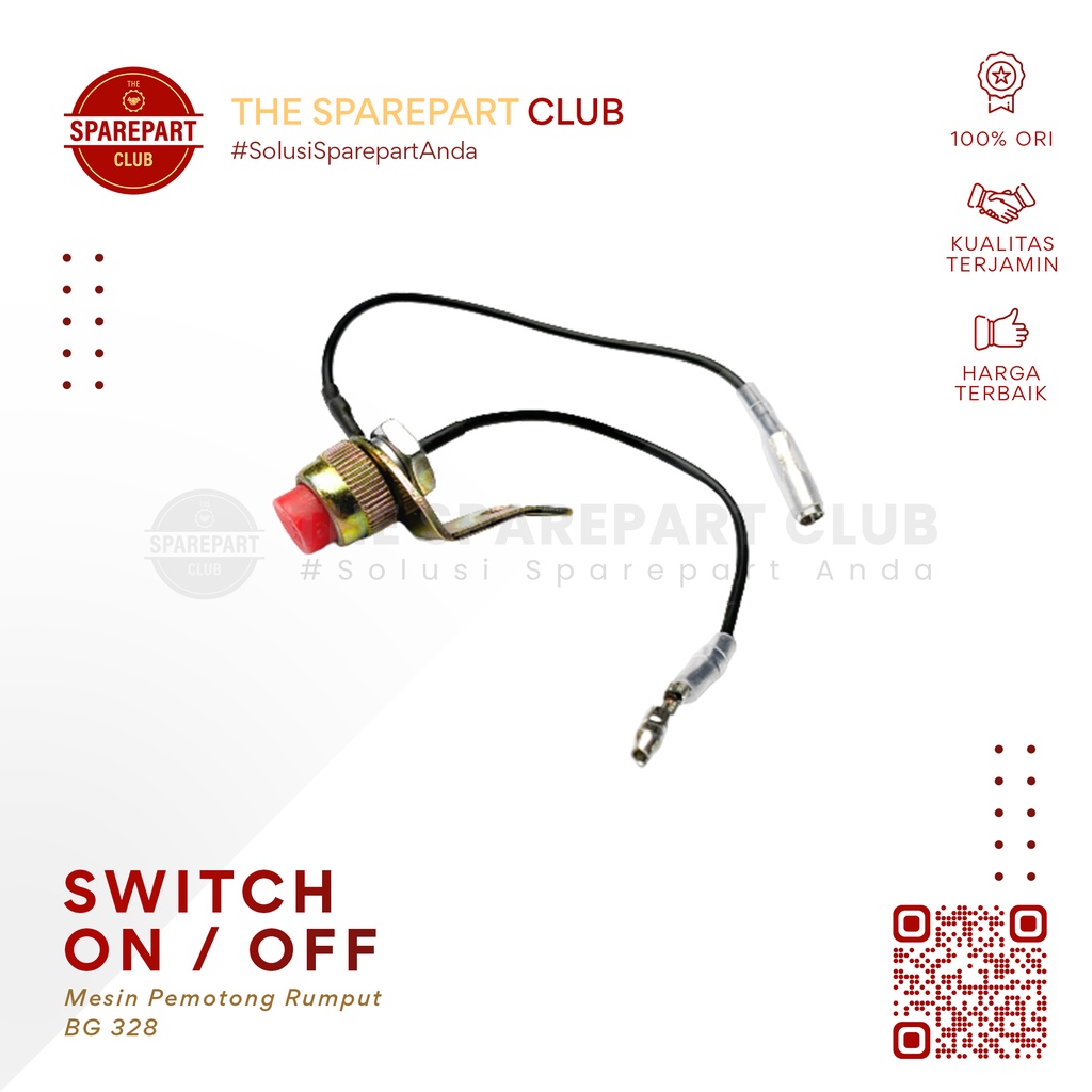 Jual Saklar Switch On Off 2 Kabel Mesin Potong Rumput Padi BG 328 2 Tak ...