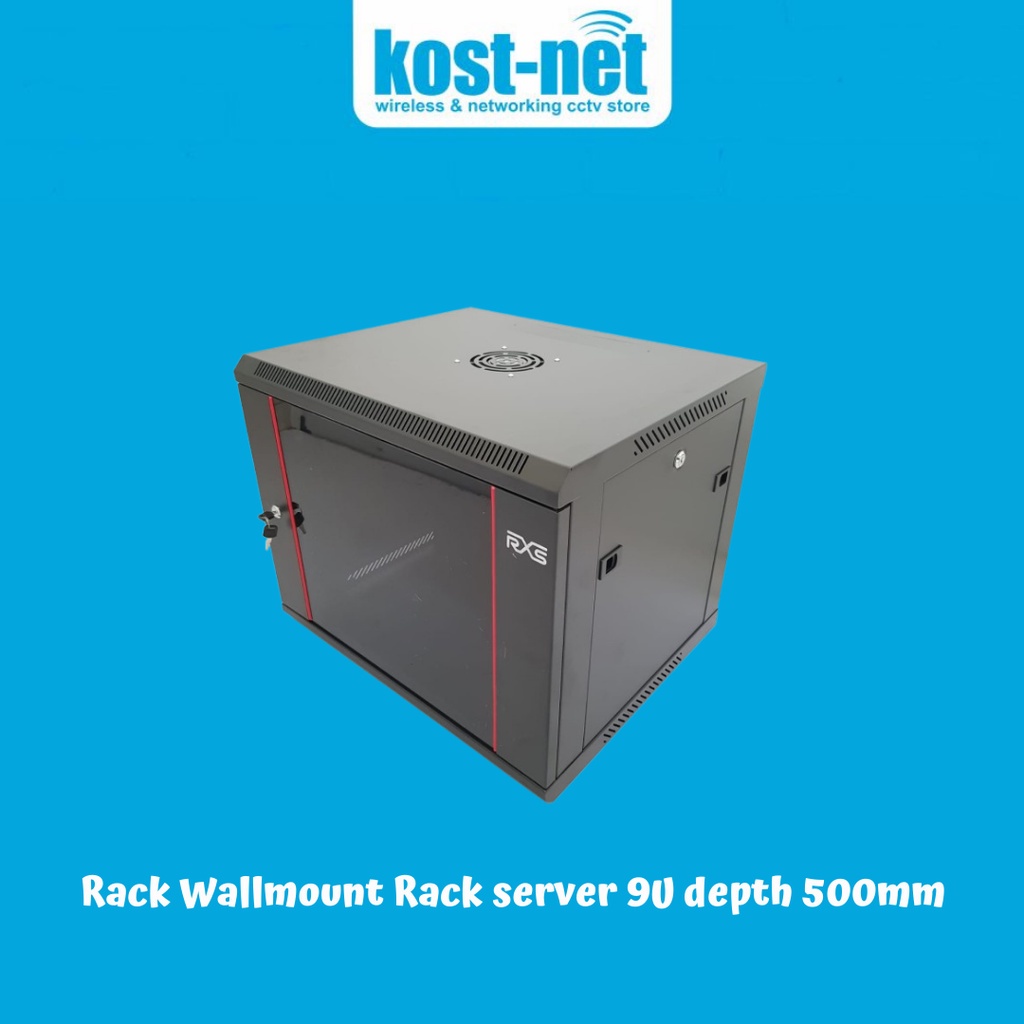 Jual Rack Wallmount Rack server 9U depth 500mm | Shopee Indonesia
