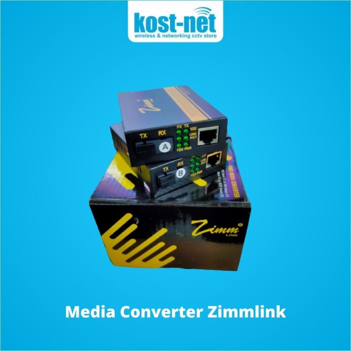 Jual HTB Media Converter Zimmlink AB 10/100 | Shopee Indonesia