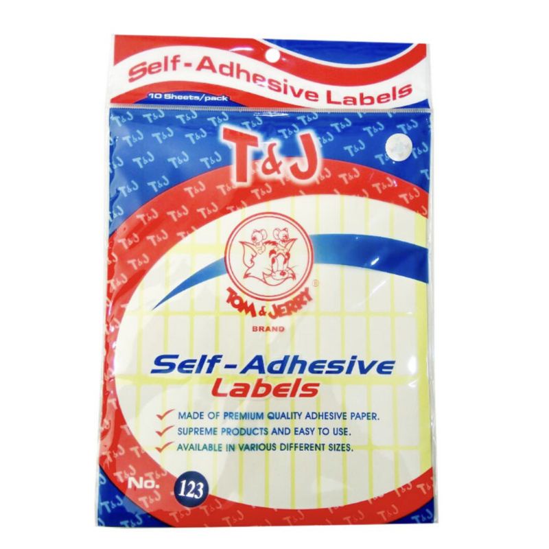 Jual LABELS STICKER TJ/LABEL HARGA TOM&JERRY NO.123 | Shopee Indonesia