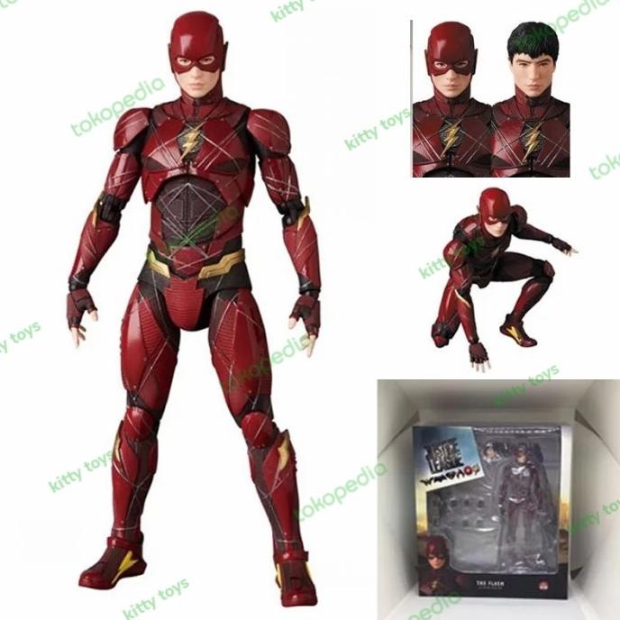 Jual action figure the flash justice league mafex sale stock ready ...