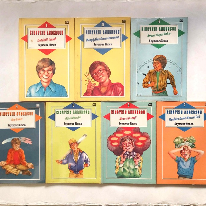Jual Fullset 7 Buku Einstein Anderson Detektif Ilmiah (Seymour Simon ...