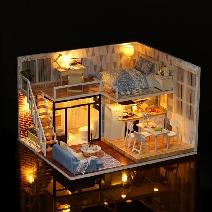 Jual Miniatur Rumah Boneka Super Cute / Diorama sale stock ready ...