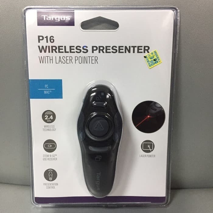 Jual TARGUS WIRELESS PRESENTER WITH LASER POINTER AMP16AP. | Shopee Indonesia