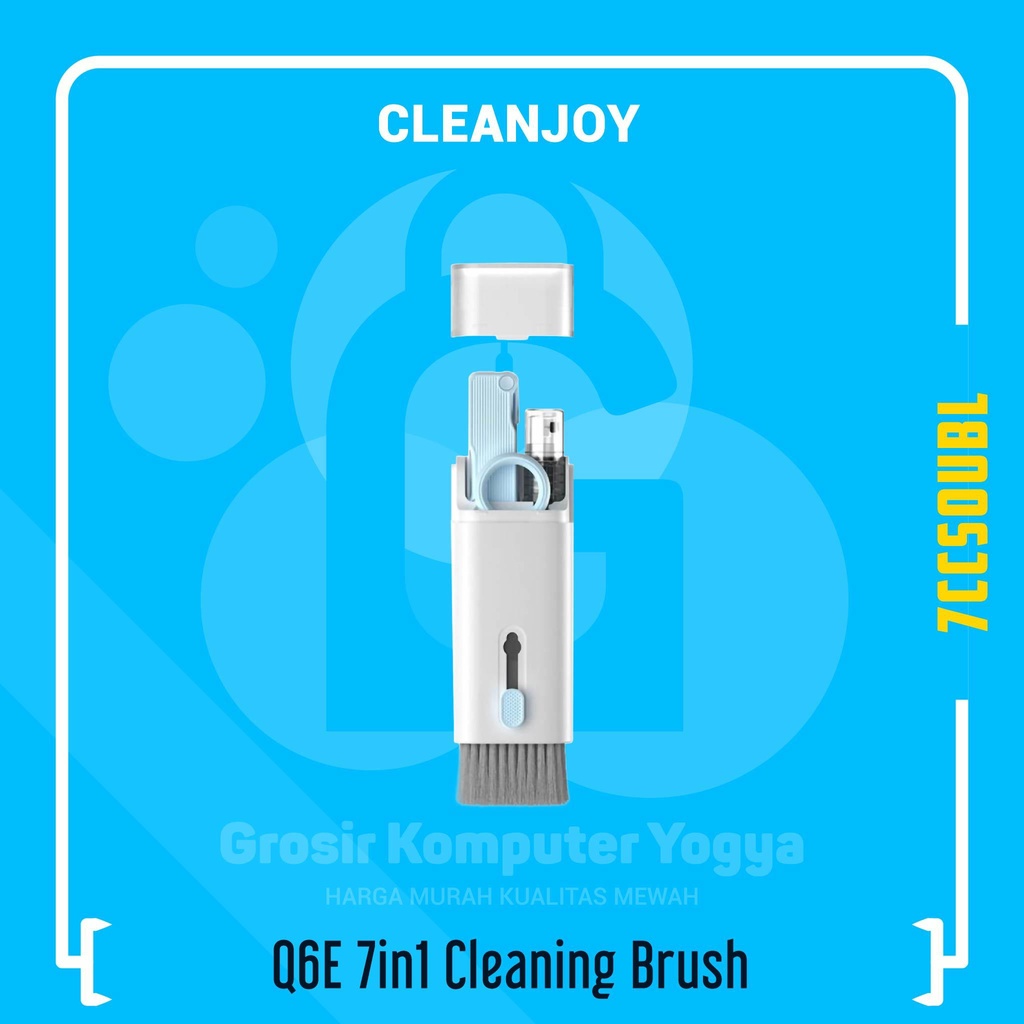 Jual CLEANJOY Q6E 7in1 Multifuction Cleaning Brush Pembersih Keyboard ...
