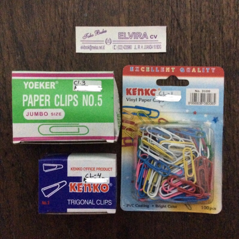 Jual Paper Clip Kecil & Besar/Trigonalclip/Pushpin | Shopee Indonesia