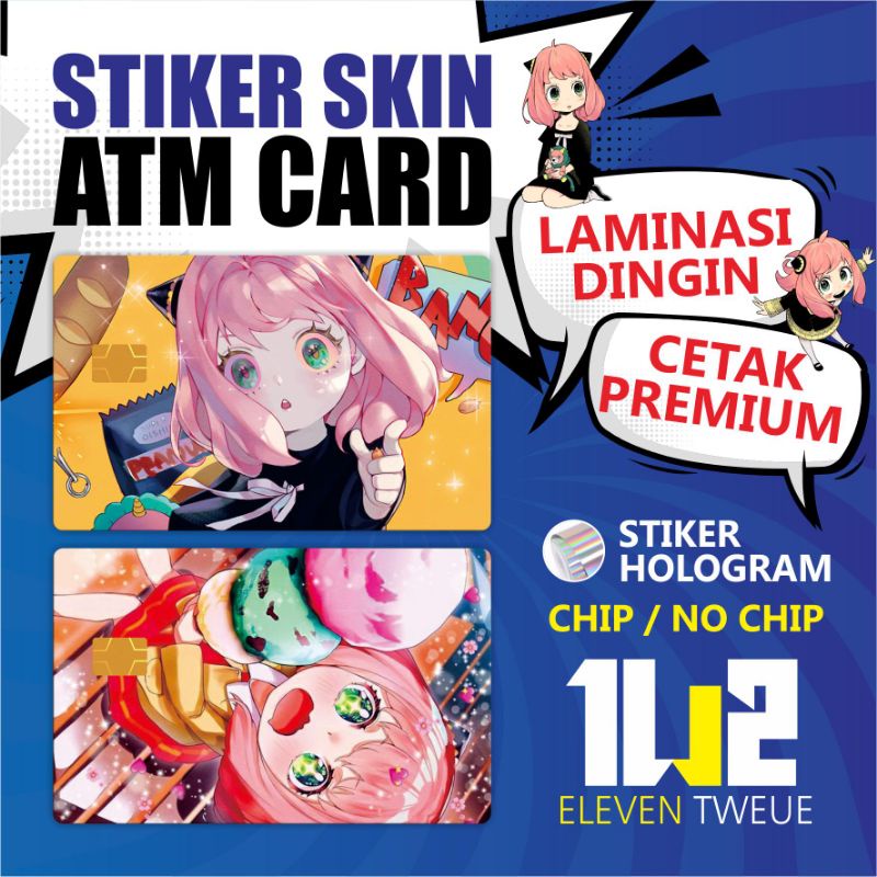 Jual Stiker Anya Card ATM | Flazz | e money Premium Hologram Murah ...