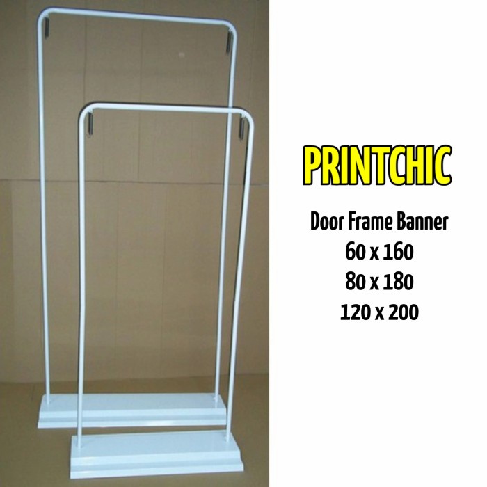 Jual Banner Standing Door Frame 60X160 Door Frame Banner | Shopee Indonesia