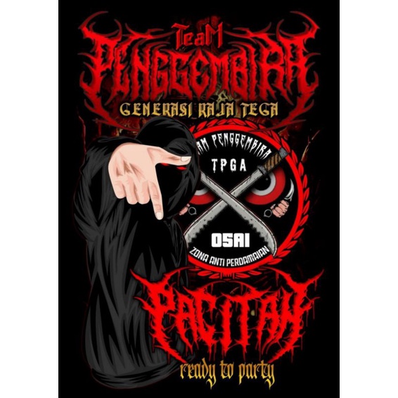 Jual POSTER DINDING AESTETIK PSHT-TERJAL-GASHAK-RAJA TEGA-POSTER PENCAK ...